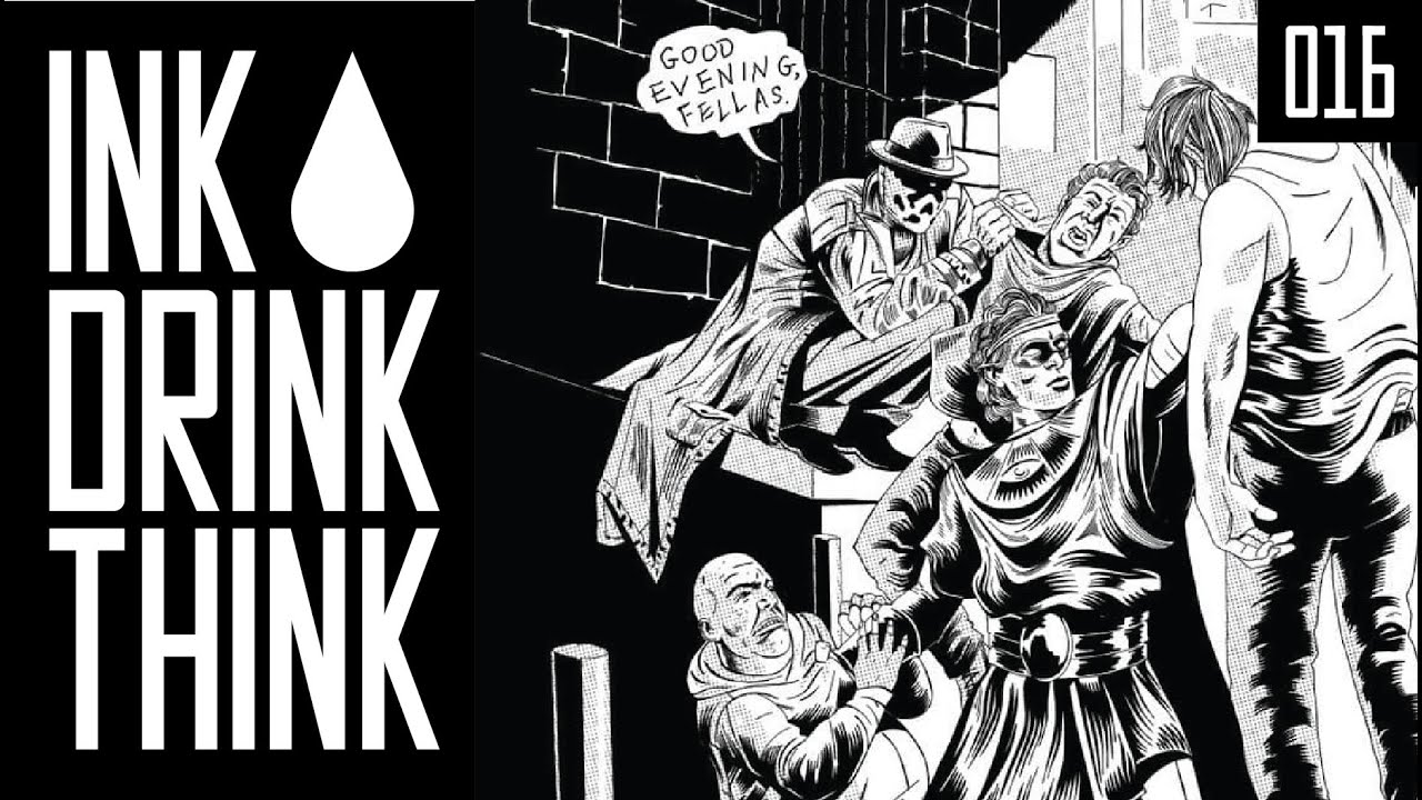 Comic Book Artists Draw WATCHMEN [Ink Drink Think: 016] - YouTube