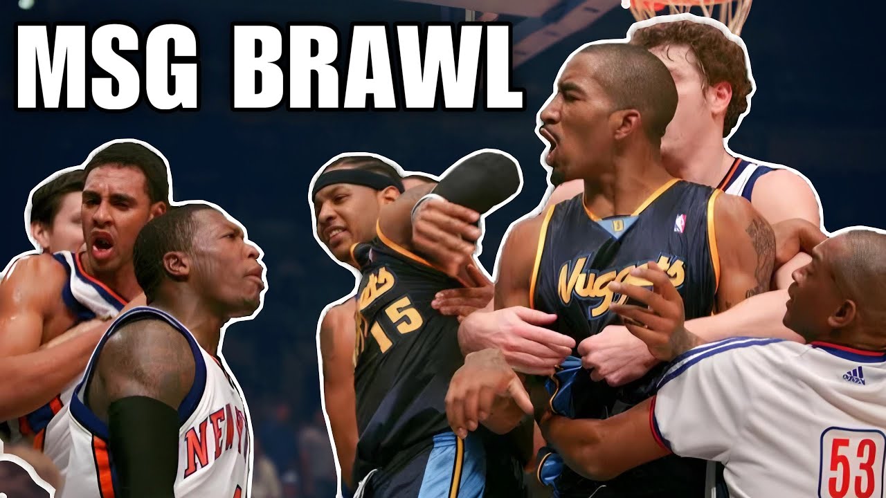 The NBA Brawl At The Garden - YouTube