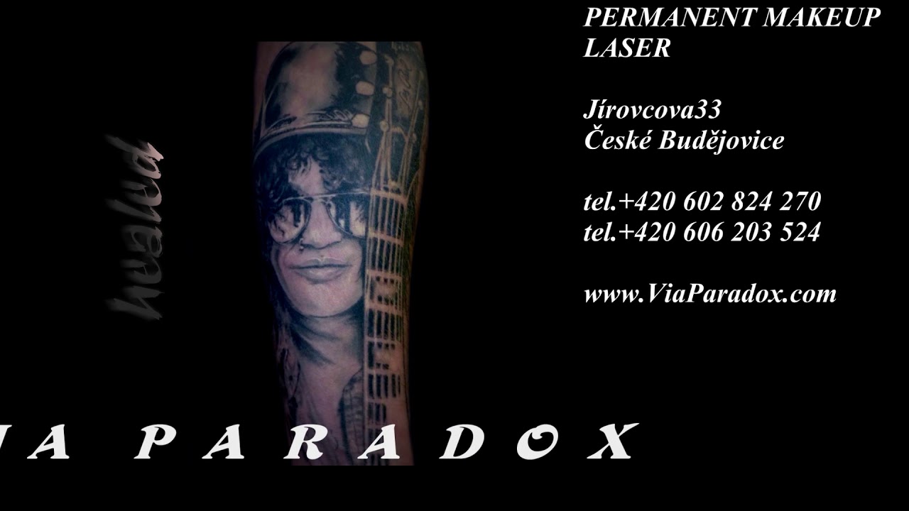 Tattoo portret Martin Trojan - YouTube