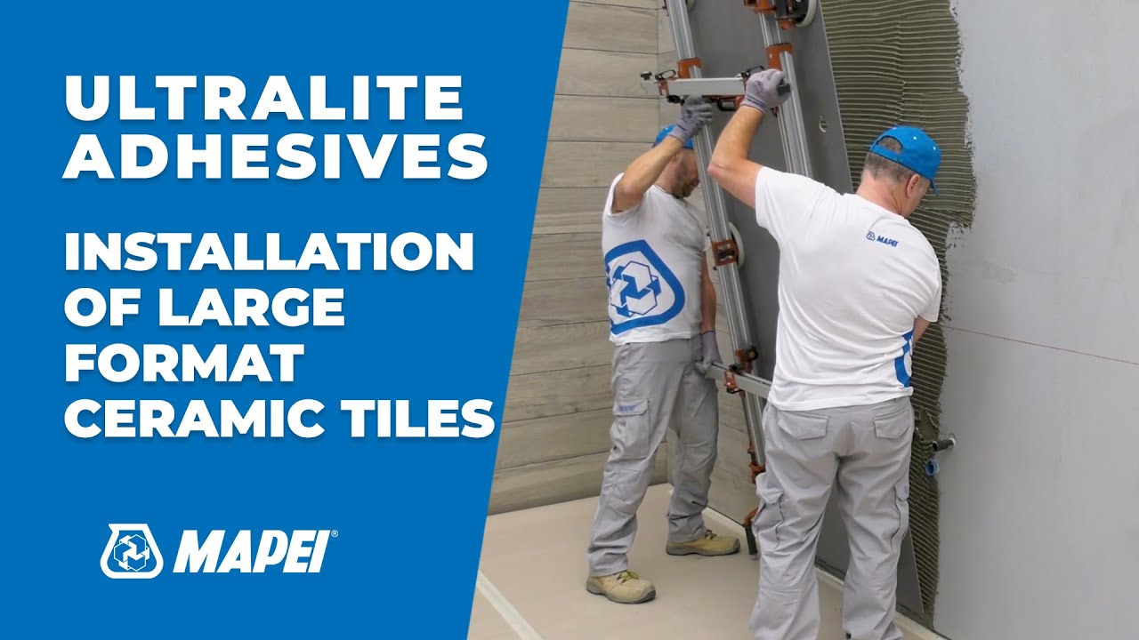 Installation of large format tiles | The adhesives range that help your ...
