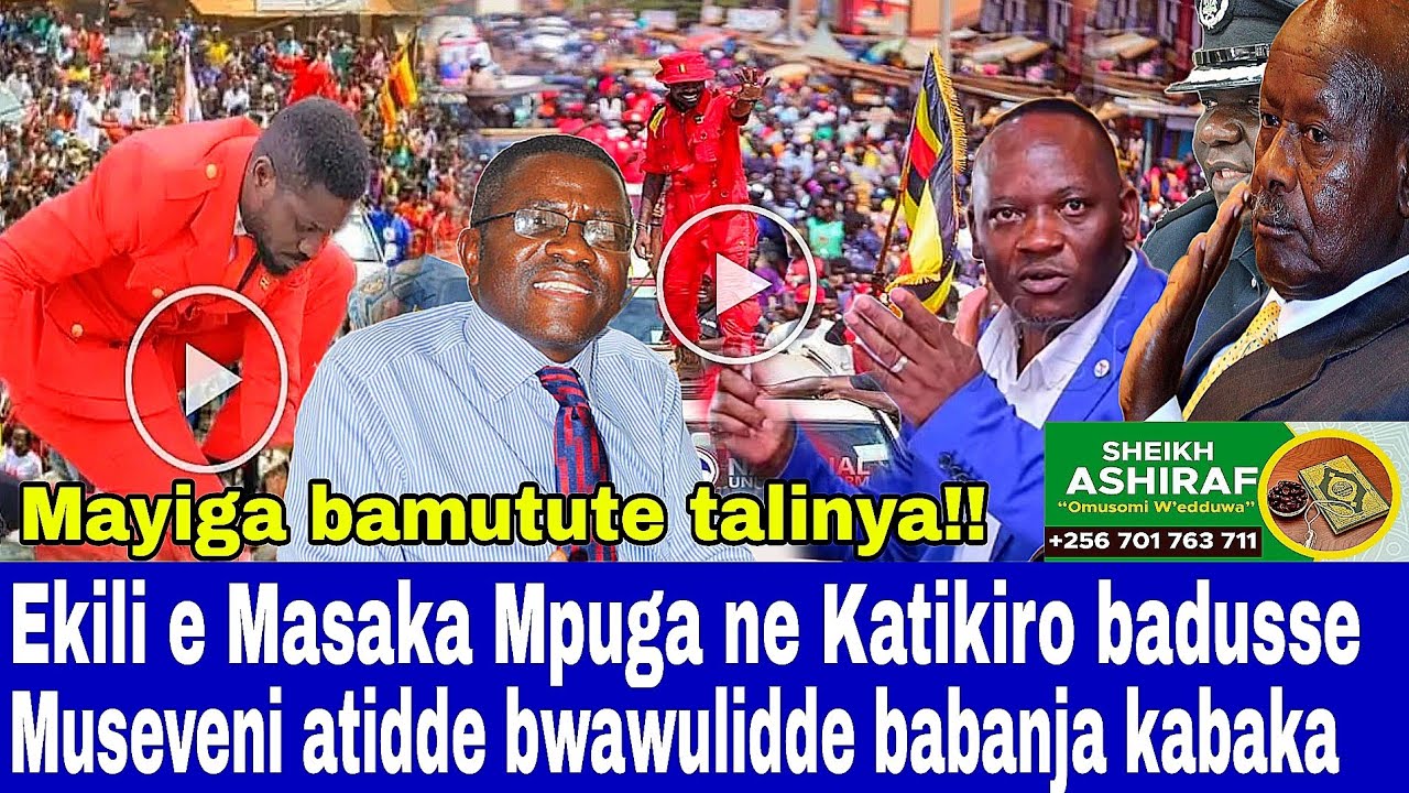 Ekili e Masaka Mpuga ne katikiro batidde ne baduka ababanja kabaka bobi ...