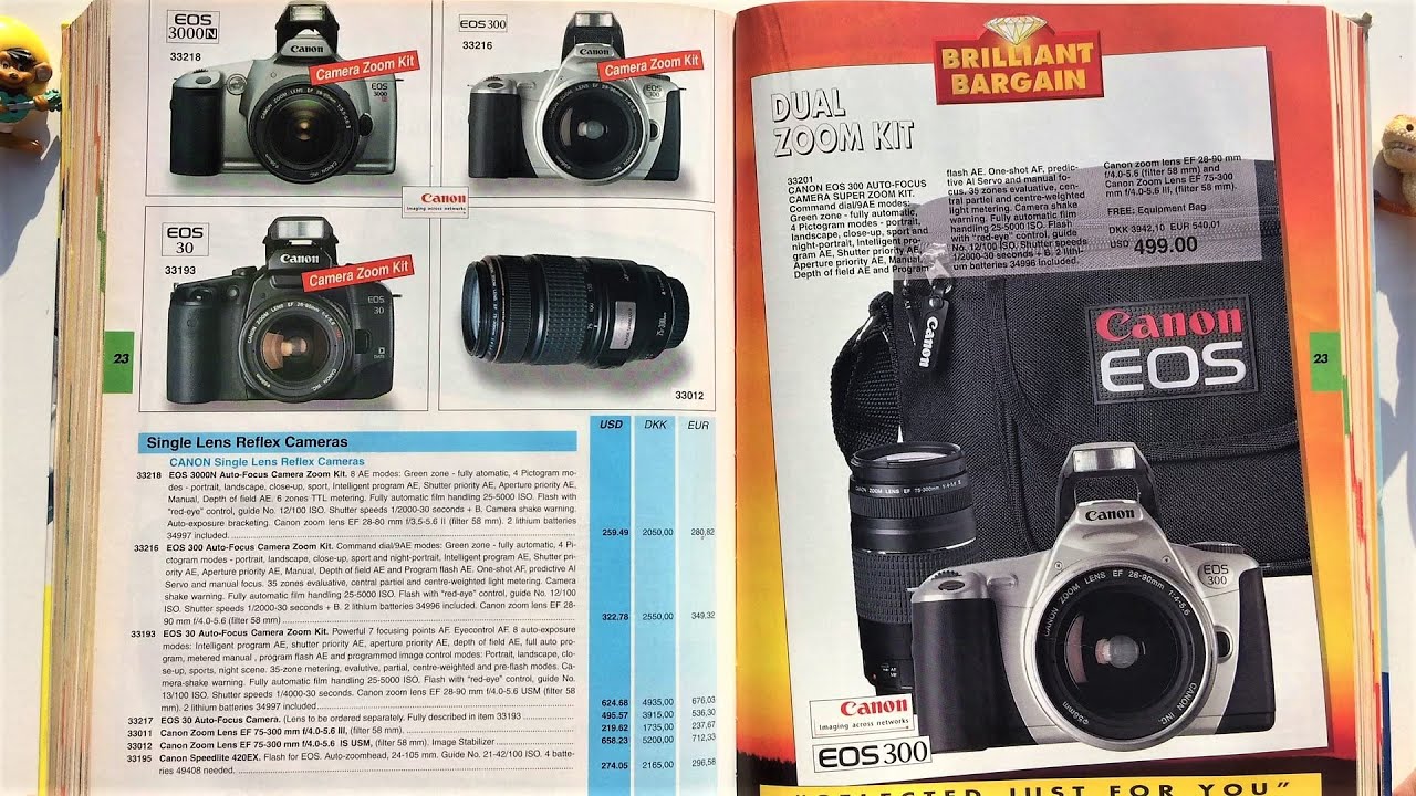 Catalog 2002 Foto Camera Sony Digital, Olympus, Canon, Nikon, Minolta ...