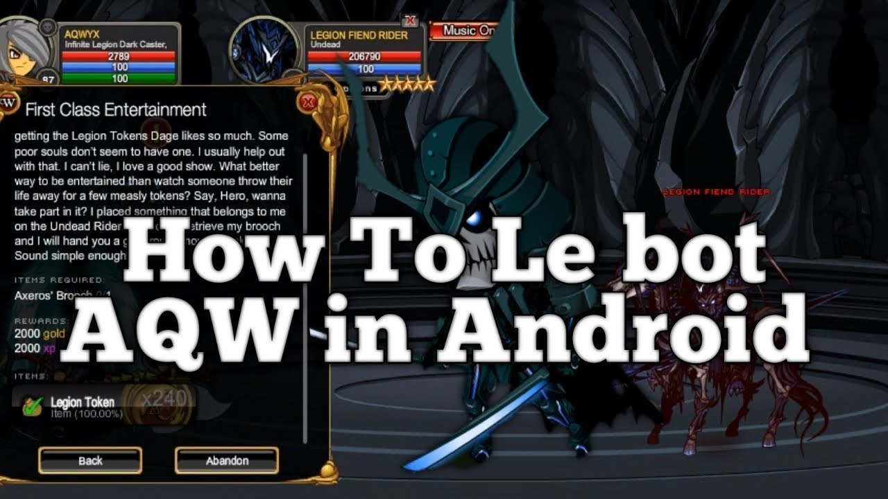 AQW - /EVIL REP RANK 10 FAST! FASTEST EVIL FACTION BOT [GRIMOIRE REV+ ...