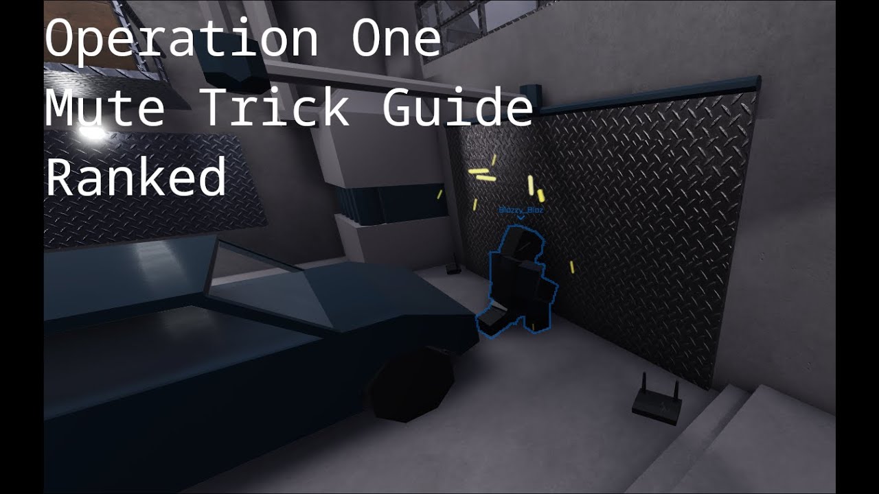 How to Mute Trick in Operation One (Roblox Siege) - YouTube