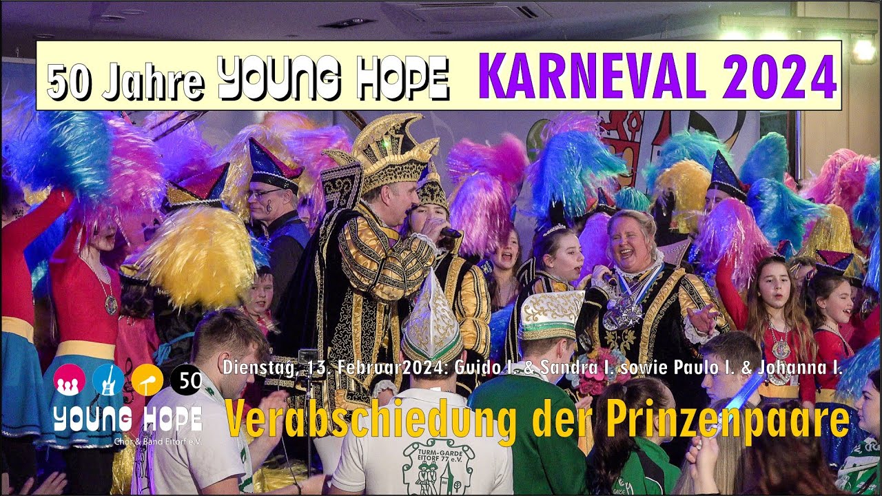 2024 Verabschiedung der Eitorfer YOUNG HOPE-Prinzenpaare durch den ...