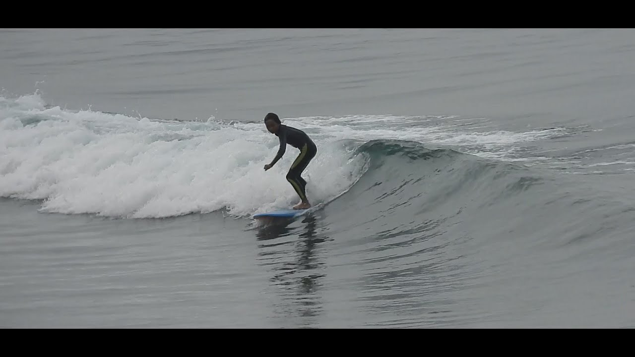 Surfing Terramar Beach | Carlsbad, CA - YouTube
