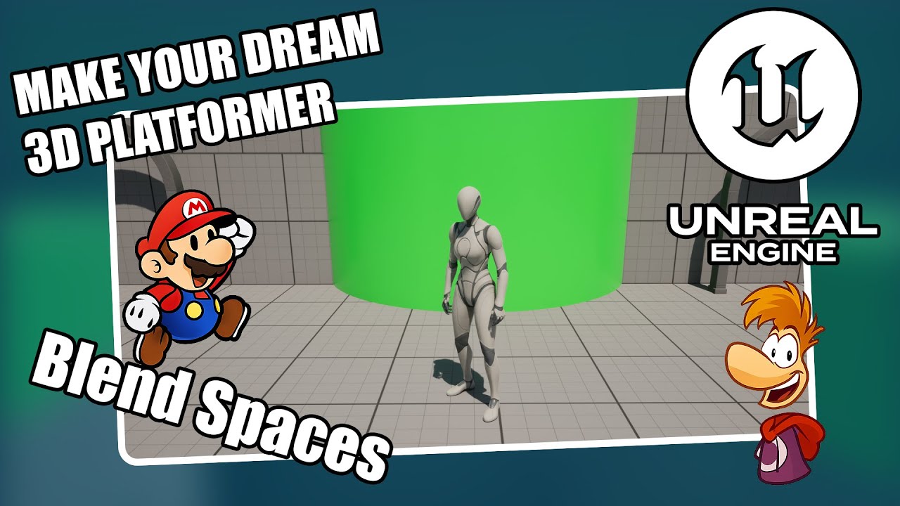 3D Platformer Tutorial in UE5 - Episode 9 - Blendspaces for Animation ...