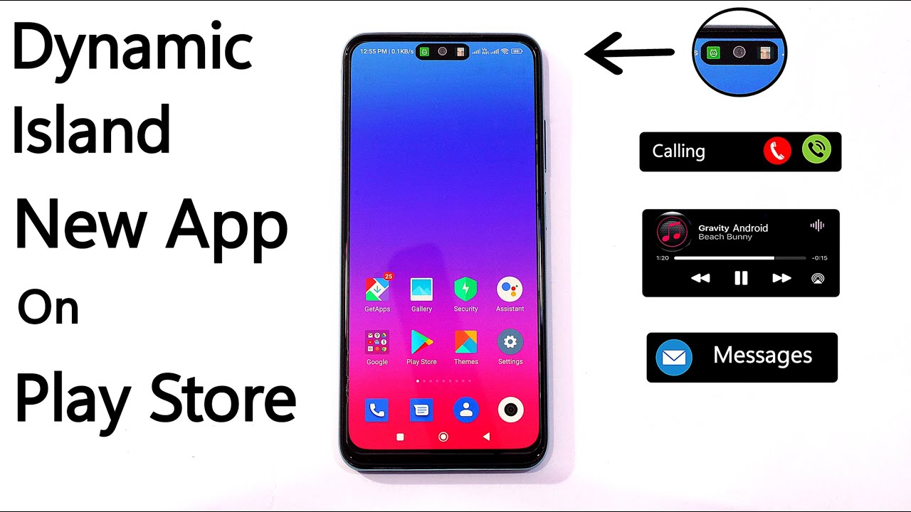 Enable Dynamic Island On Android | Download Dynamic Island From Play ...