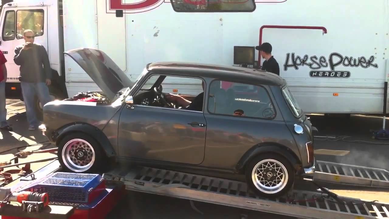 Dyno Run Mini GT VTEC Engine - YouTube