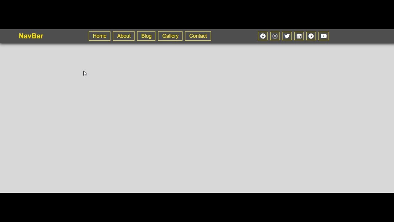 How to Create and Design Cool and Responsive Nav Bar Using HTML CSS and ...