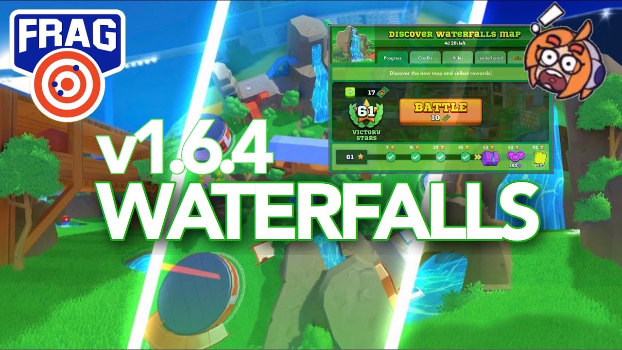 Frag NEW MAP "Waterfalls" | Frag Pro Shooter - YouTube