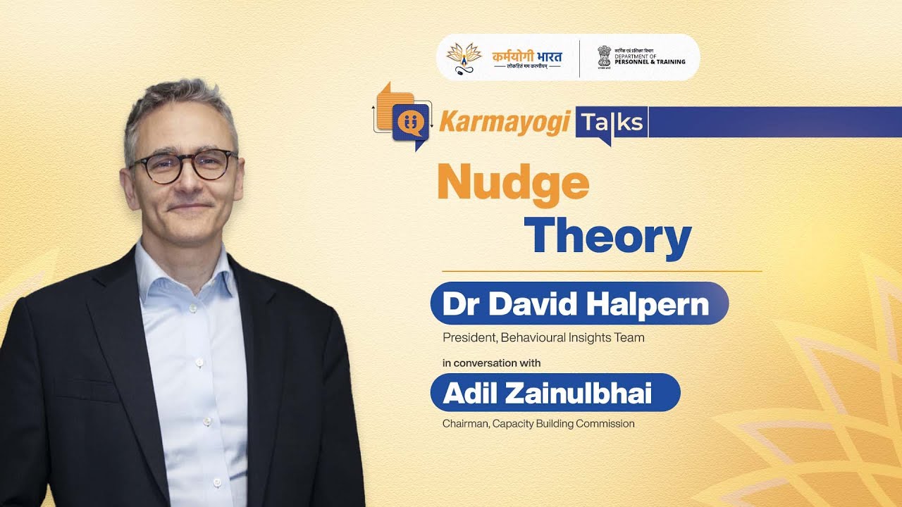 Nudge Theory | Dr David Halpern - YouTube