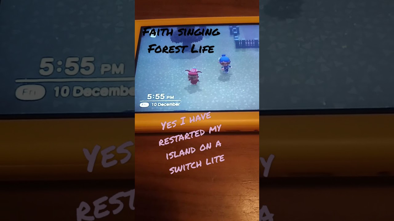 Faith singing ACNH/ Forest Life - YouTube