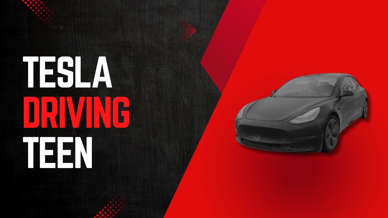 Tesla Teen Driving 😲 - YouTube
