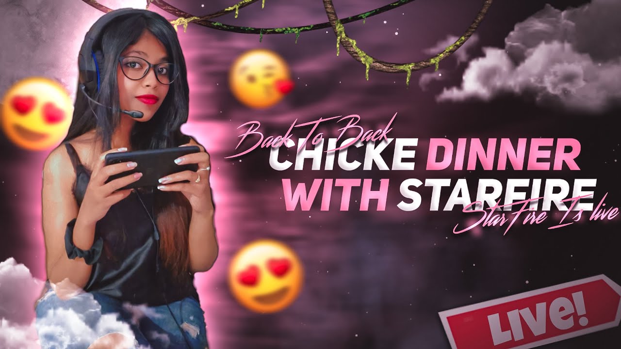 CHICKEN DINNERS WITH STARFIRE IWNL😘 | BGMI LIVE | #StarfireIWNL #62 ...