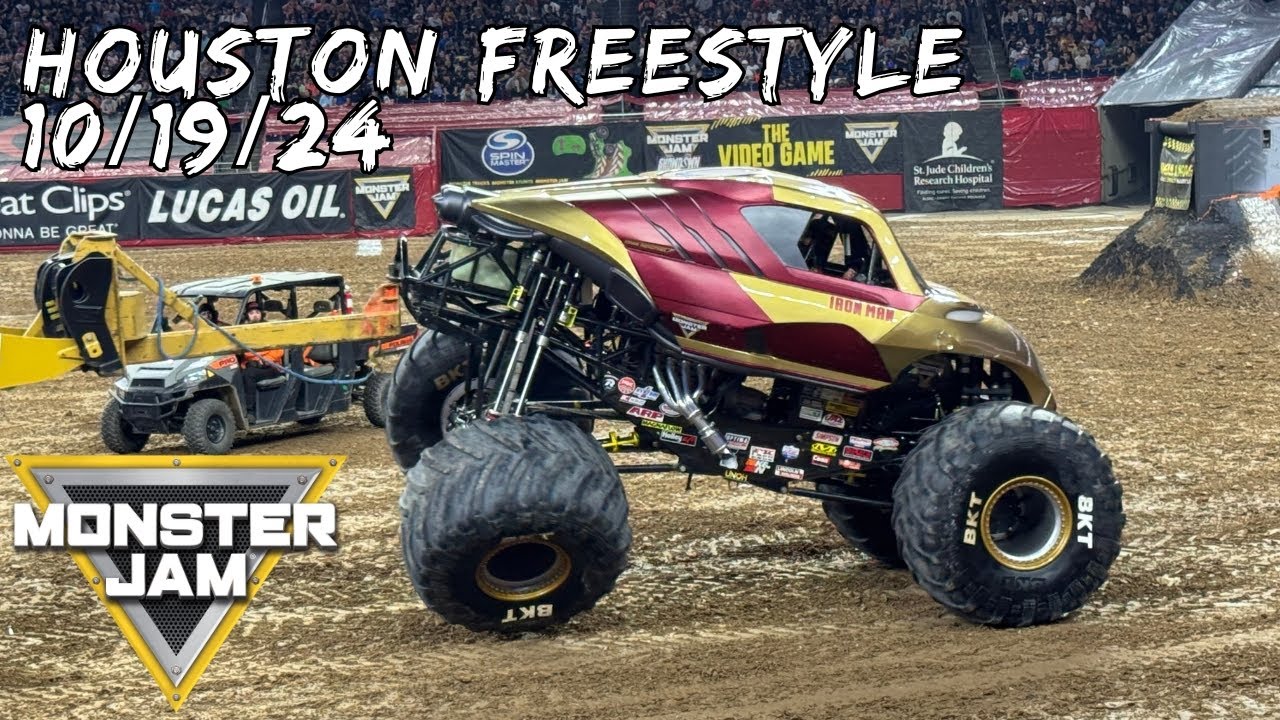 All Freestyle Runs | Monster Jam Houston, Texas | October 19, 2024 ...