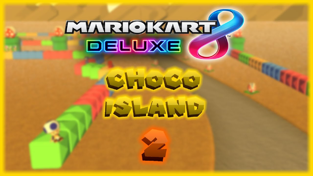 SNES Choco Island 2 in Mario Kart 8 Deluxe | Custom Track - YouTube