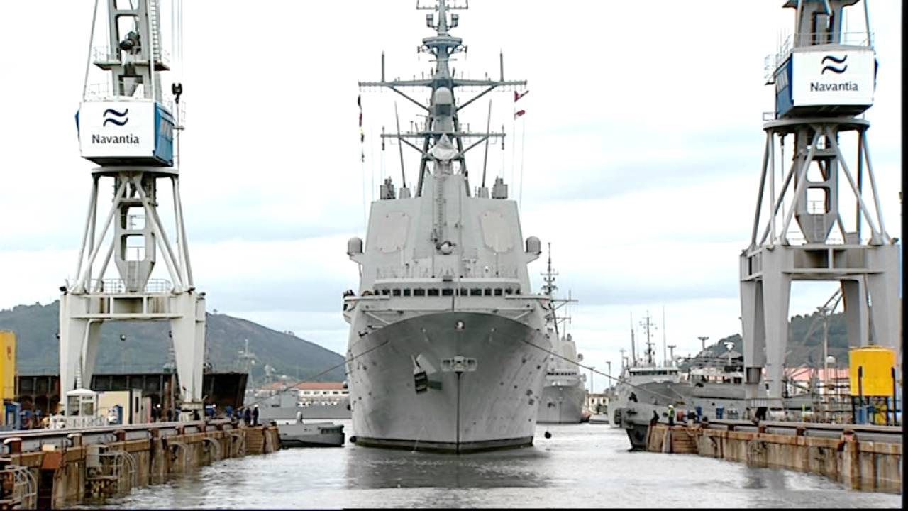 NAVANTIA Fene-Ferrol: Ship Repairs - YouTube