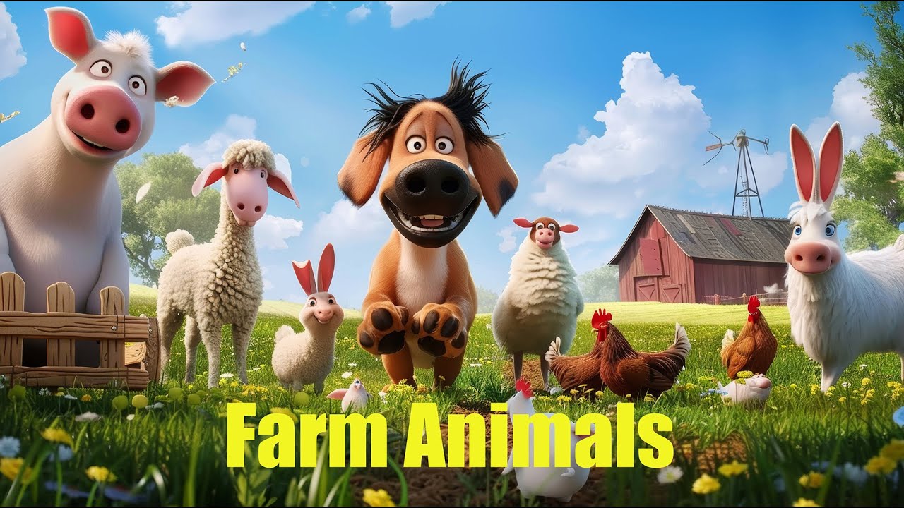 Barnyard Chatter: As pets say. Как говорят домашние животные. - YouTube
