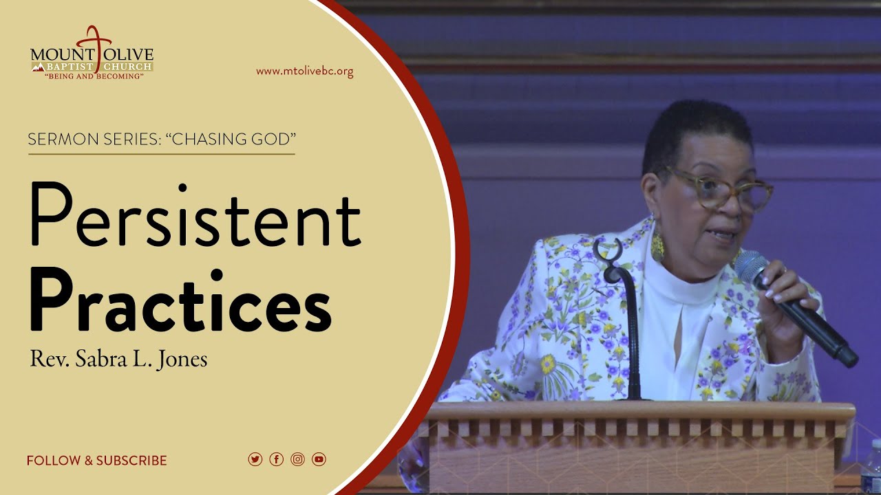 Rev. Sabra L. Jones – "Persistent Practices;" Oct. 13, 2024 - YouTube
