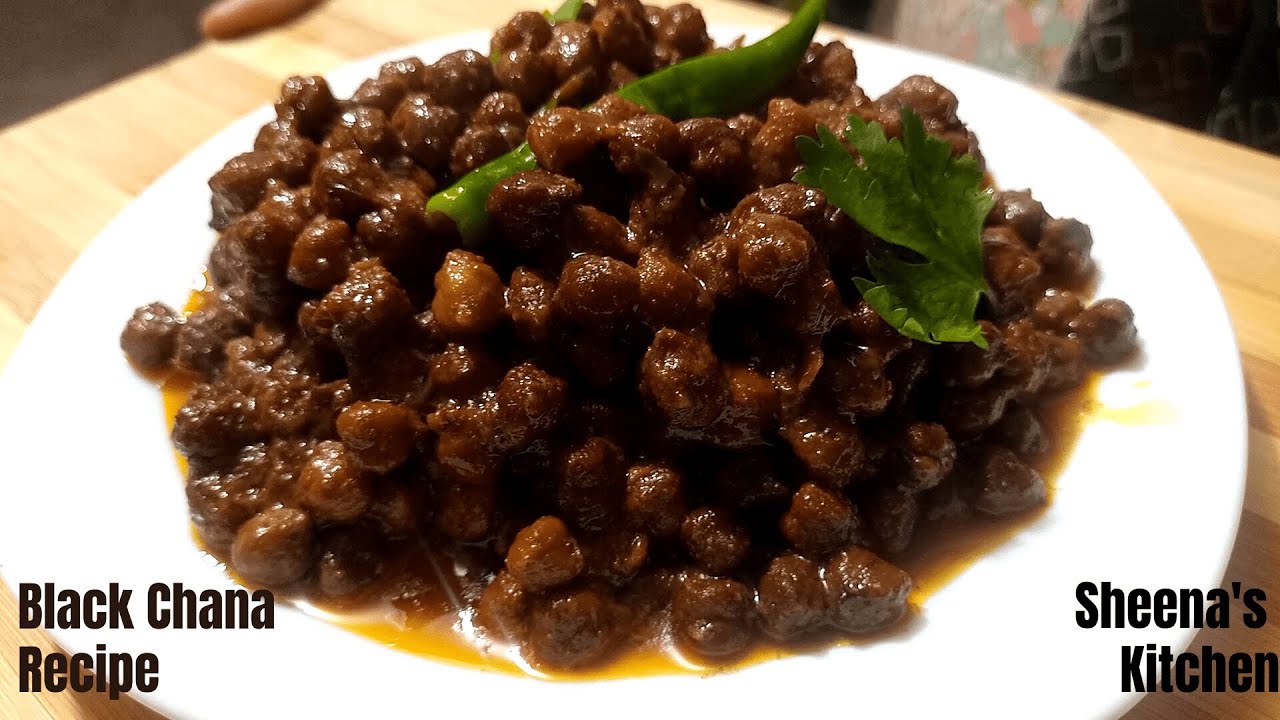 Black Chana Masala Recipe / Kalay Chany Salan / Sheena's Kitchen - YouTube