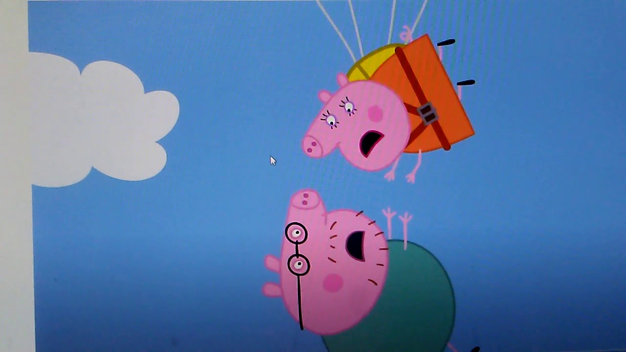 Kipper and Daddy pig fall down - YouTube