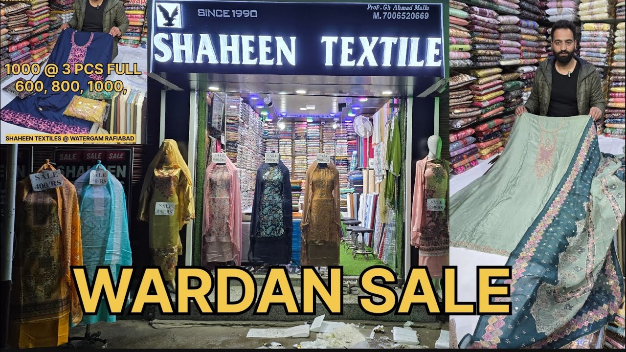 Restocking of All items #Shaheen Textiles - YouTube