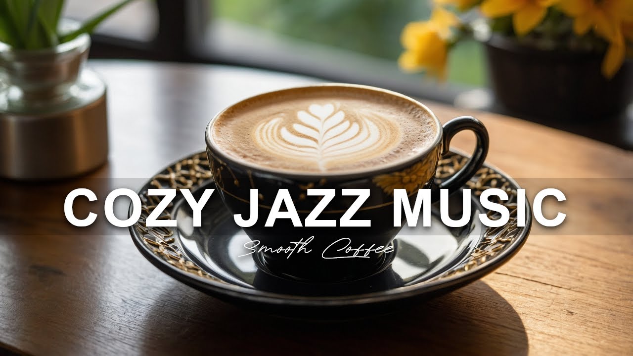 Cozy Jazz Music ☕ Coffee SHop Ambiance & Relaxing Bossa Nova Piano ...