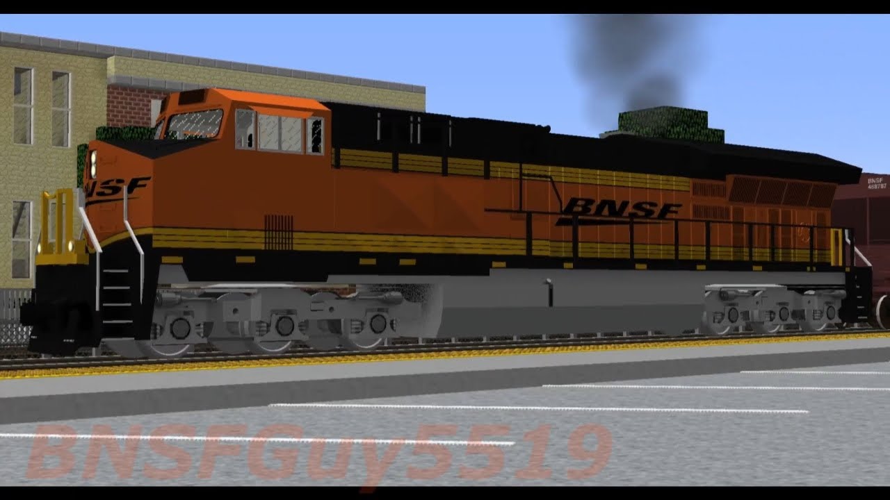 Immersive Railroading - Chasing a BNSF Track Geometry Train! - YouTube