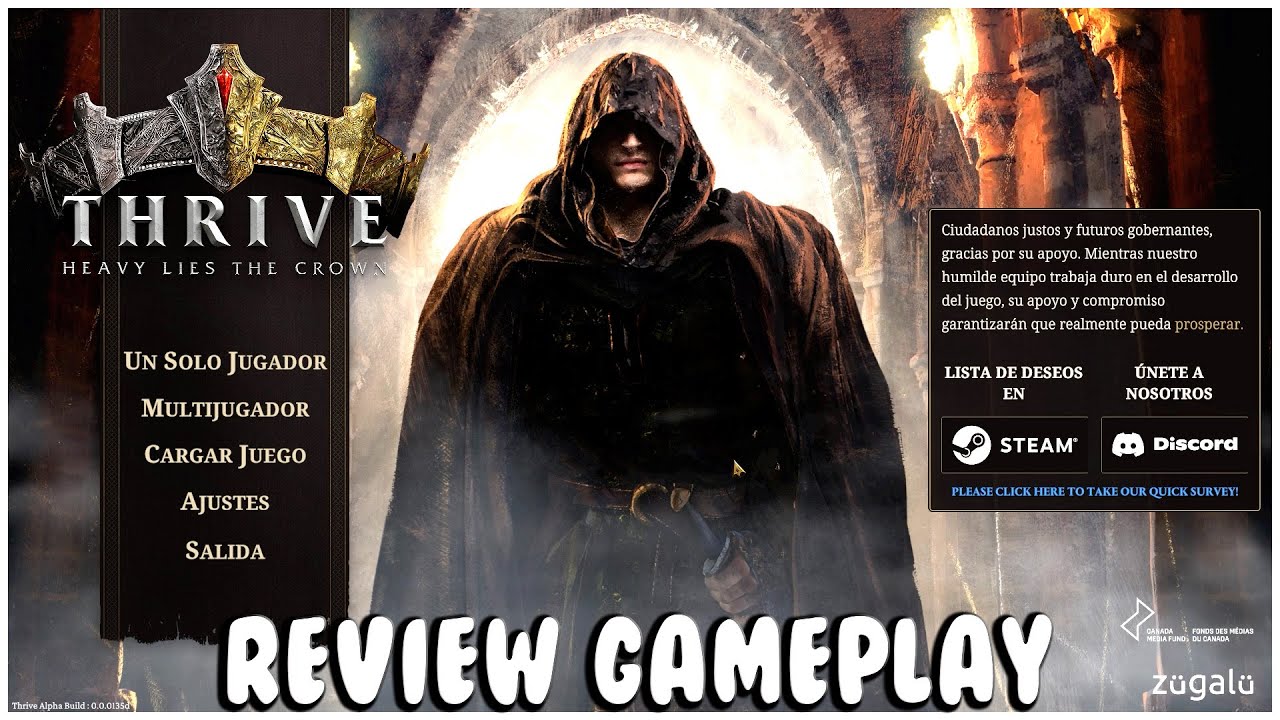 Thrive Heavy Lies The Crown Gameplay español, Review, opinión thrive: heavy lies the crown - YouTube
