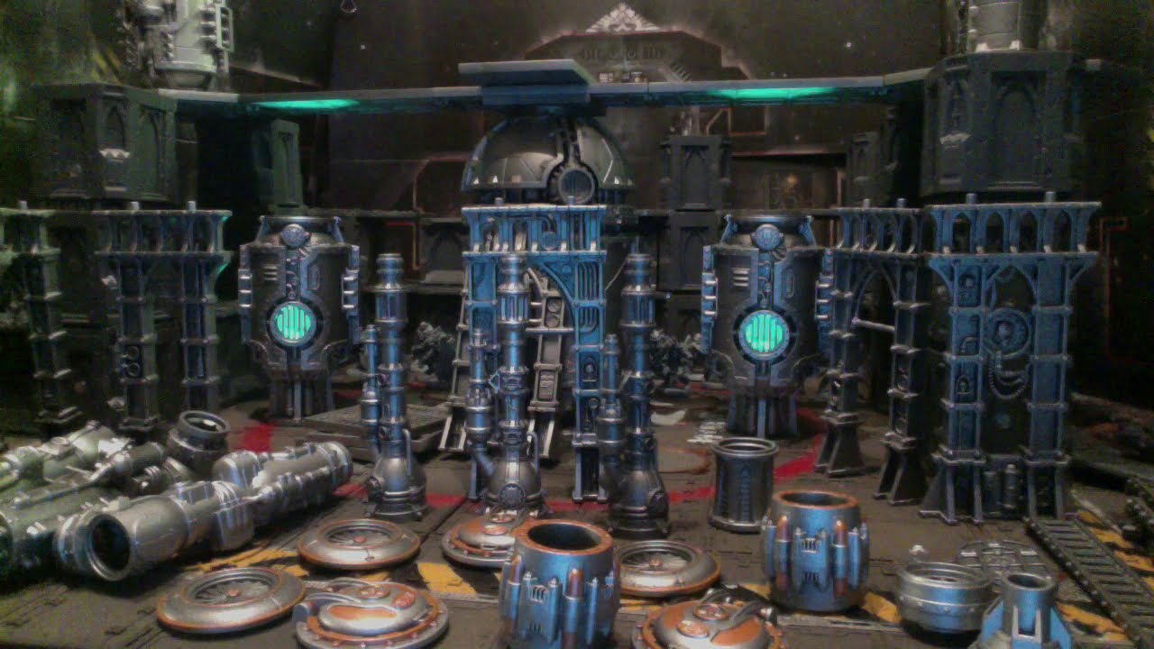 WHMS How to build & Paint PT2 kill team sector mechanicus terrain ...