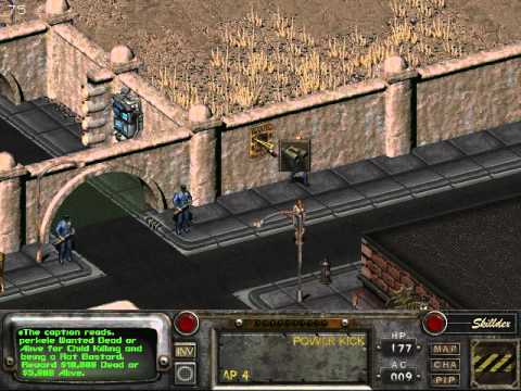 Fallout 2 - How to get in to NCR as evil character - YouTube