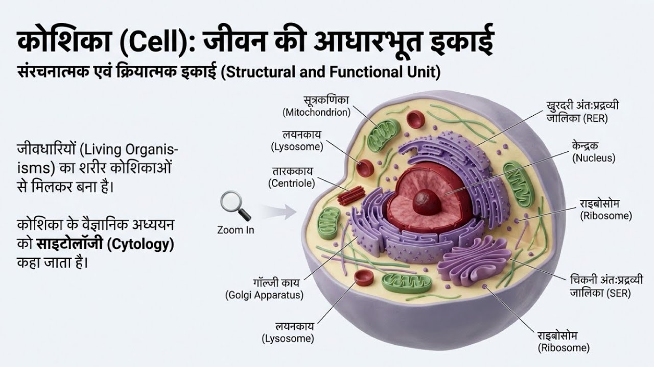 What is Cell? | Cell Structure & Functions Explained in Hindi # ...