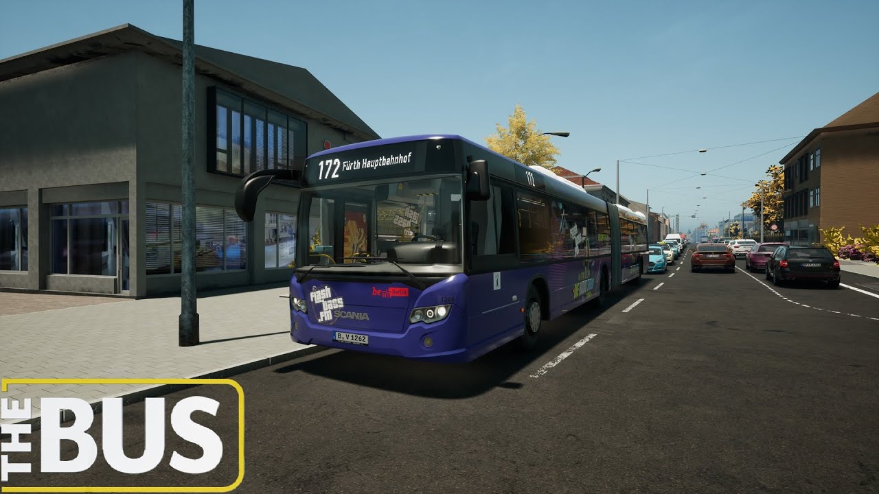 THE BUS | SCANIA CITIWIDE LF 18M | LINE 172 TOUR 03 | THRUSTMASTER T300 ...