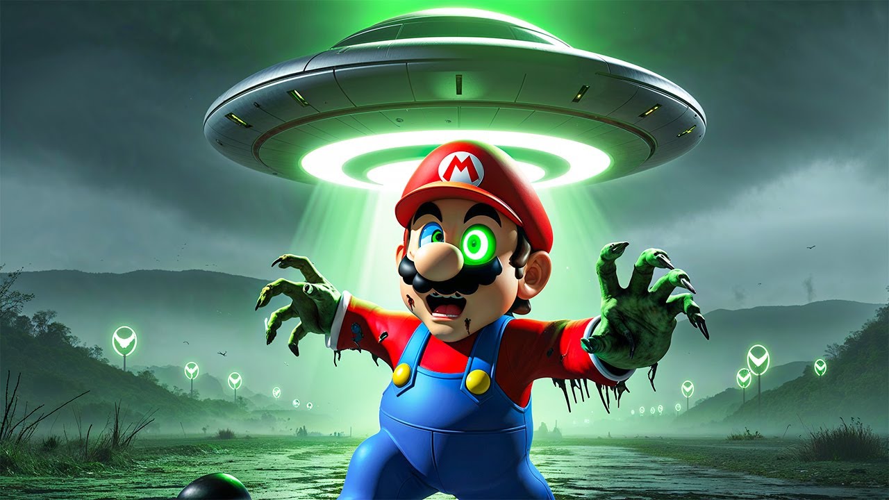 UFO Turns Mario into a Zombie | What Happened? - YouTube