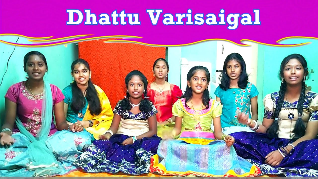 Dhattu Varisai - 1 & 2 (All 3 speeds) | Learn to Sing Carnatic Vocal ...