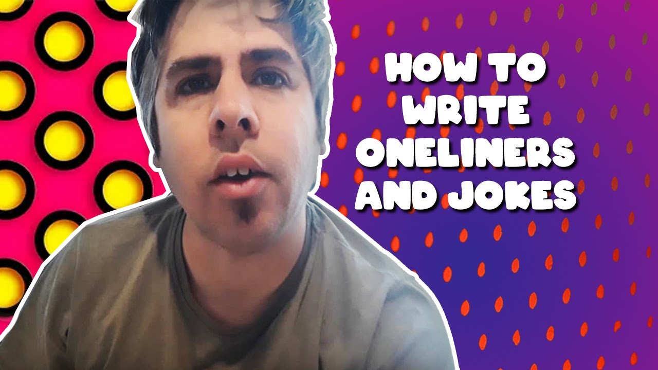 How to write a joke / One Liner - YouTube