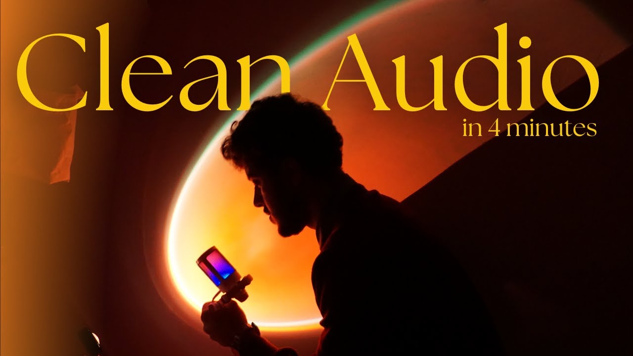 Professional Clean Audio | How to Record Audio for Beginners | Audacity ...