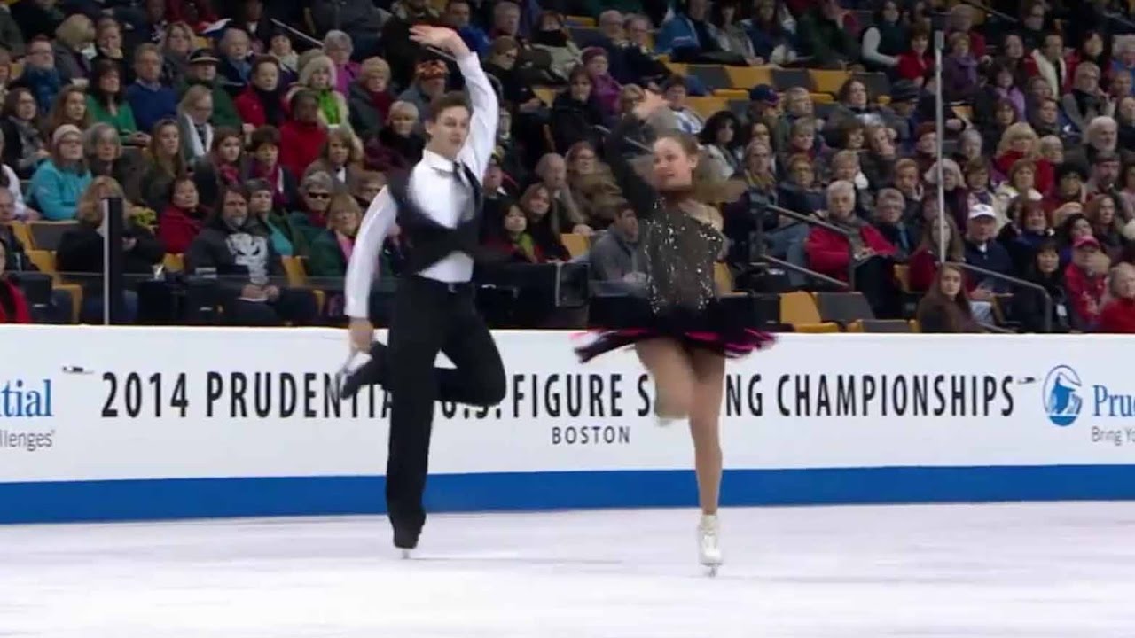 Elicia and Stephen Reynolds Short Dance 2014 U.S. Nationals - YouTube
