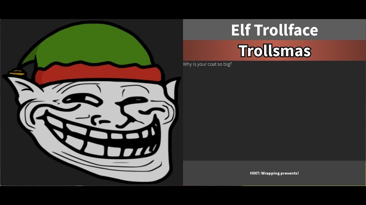 como conseguir "Elf trollface en Find the trollfaces - YouTube