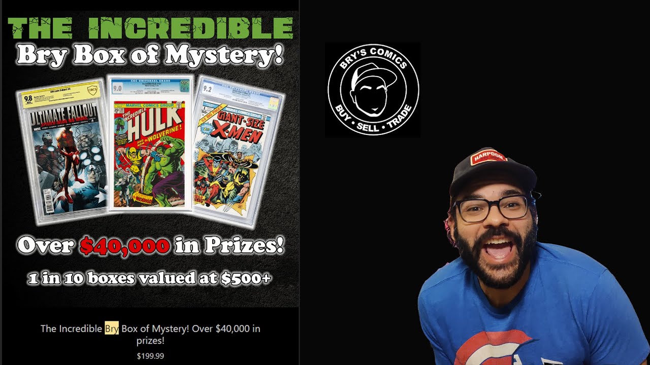 UNBOXING A BRY'S COMICS $200 COMIC BOOK MYSTERY BOX! WAS IT AS GOOD AS ...