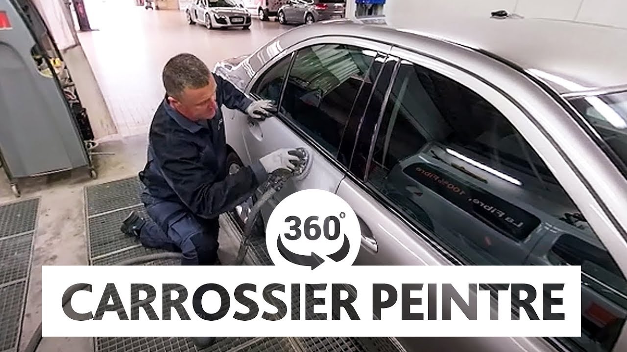 Carrossier peintre 360° - Un travail minutieux - YouTube