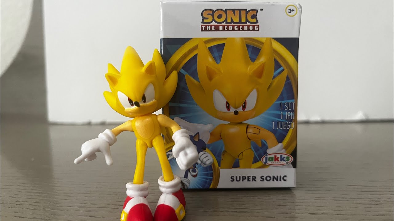 6 Minutes Satisfying with Unboxing SONIC HEDGEHOG SUPER SONIC | ASMR ...