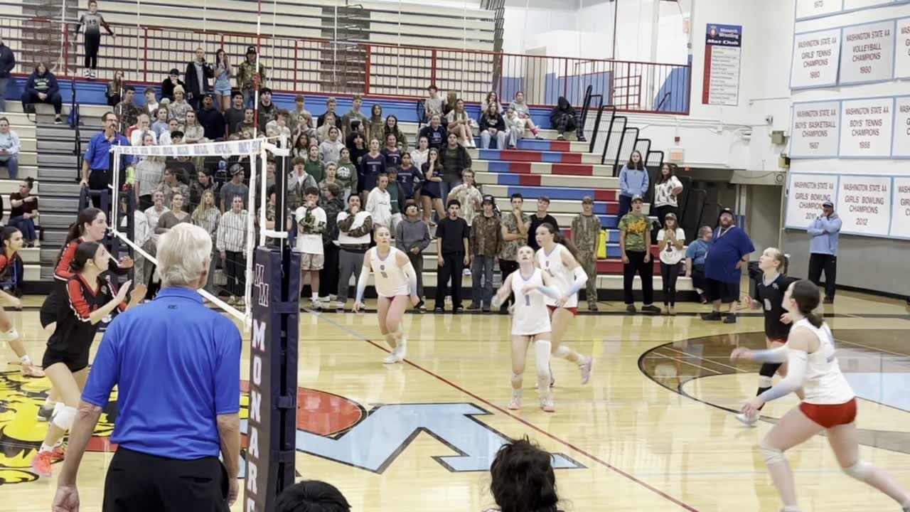 VIDEO: R.A. Long's Ella Eib records the final kill against Mark Morris ...