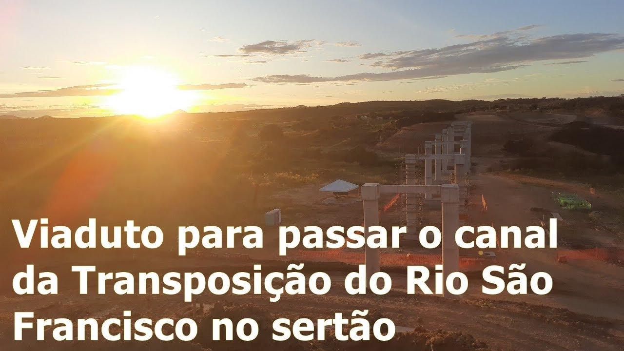 VEJA O AVANÇO DA OBRA DO EIXO 4 DA TRANSPOSIÇÃO DO RIO SÃO FRANCISCO AO ...