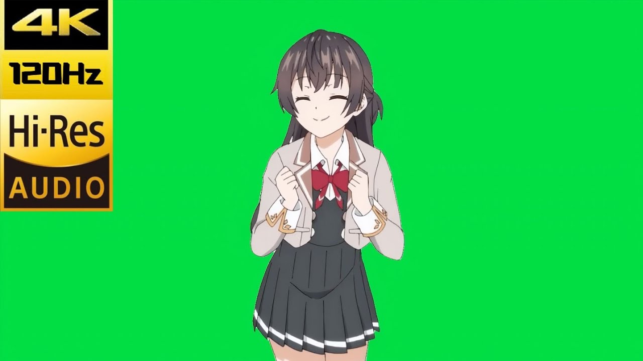 suou yuki dance green screen | 4K | 120Hz | Hi-Res AUDIO - YouTube