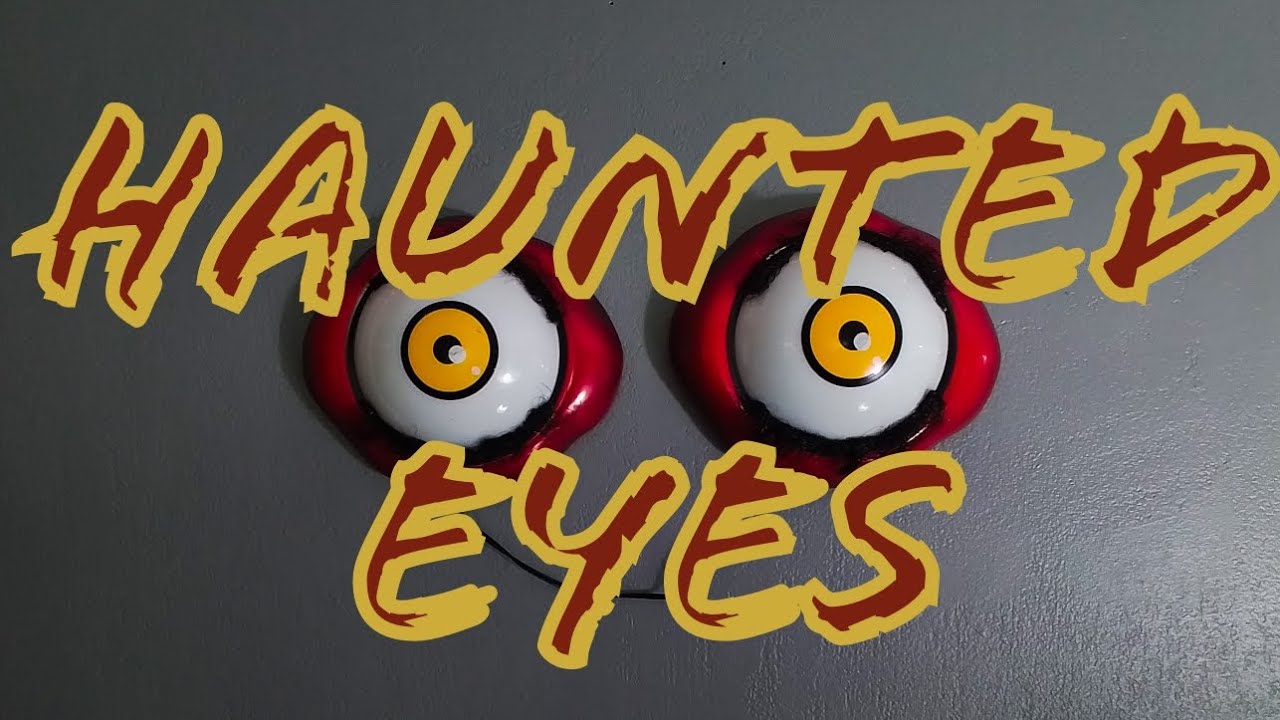 Gemmy Industries 2007 red haunted eyes. (rare) - YouTube