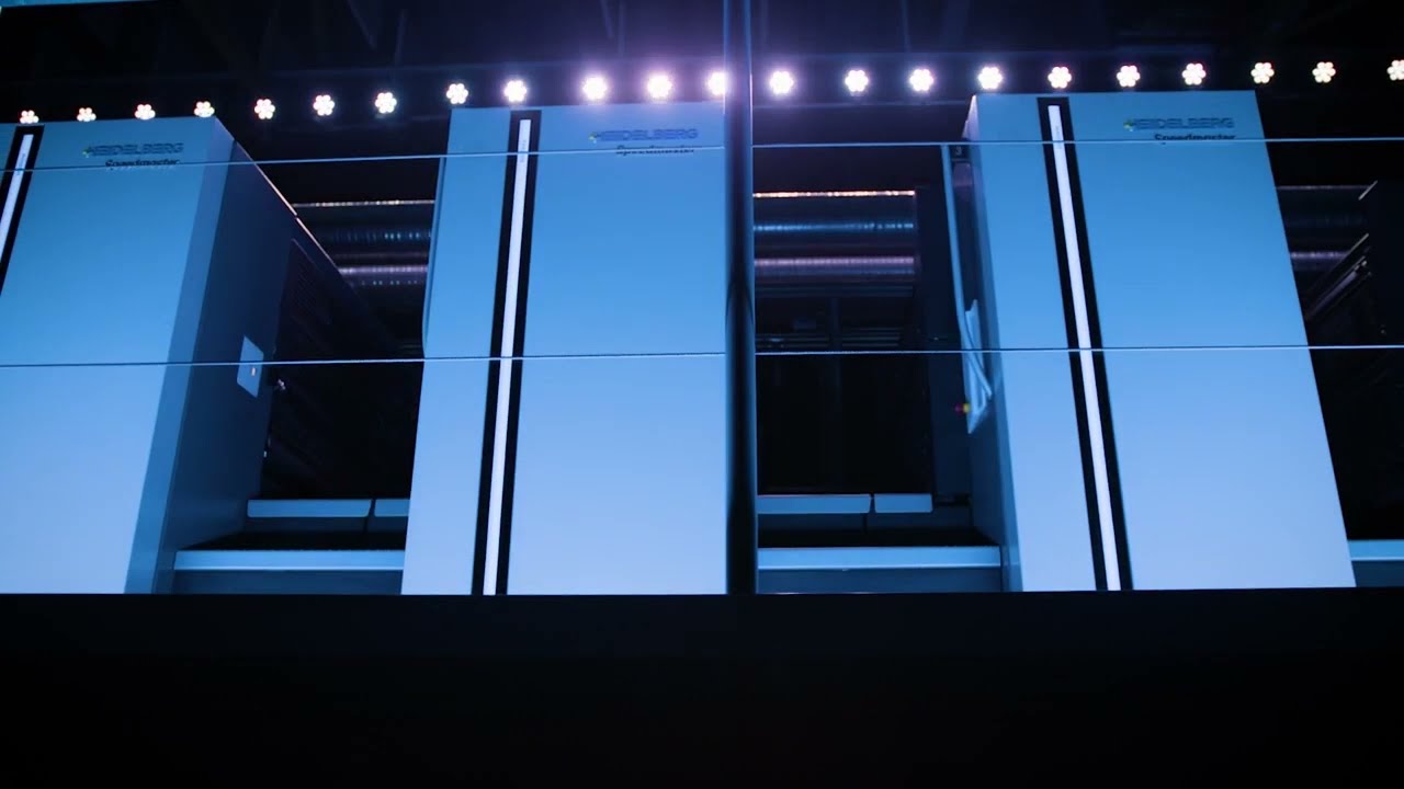 Heidelberg Speedmaster CX 104 - YouTube