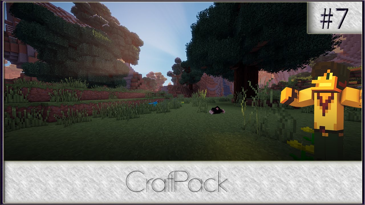 [50fps] Modded Minecraft | CraftPack #7 - I MADE PURPLE STAIRS OMG ...
