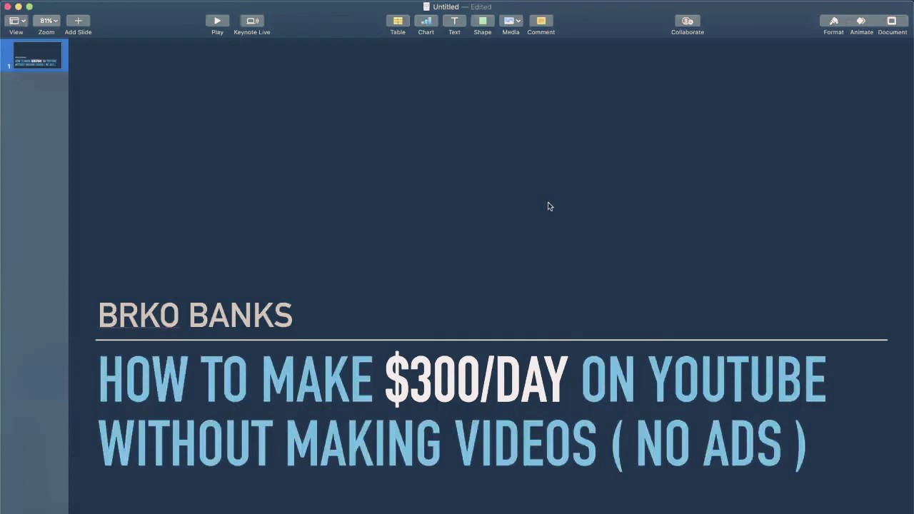How to a good amout of money from youtube without making much videos ...